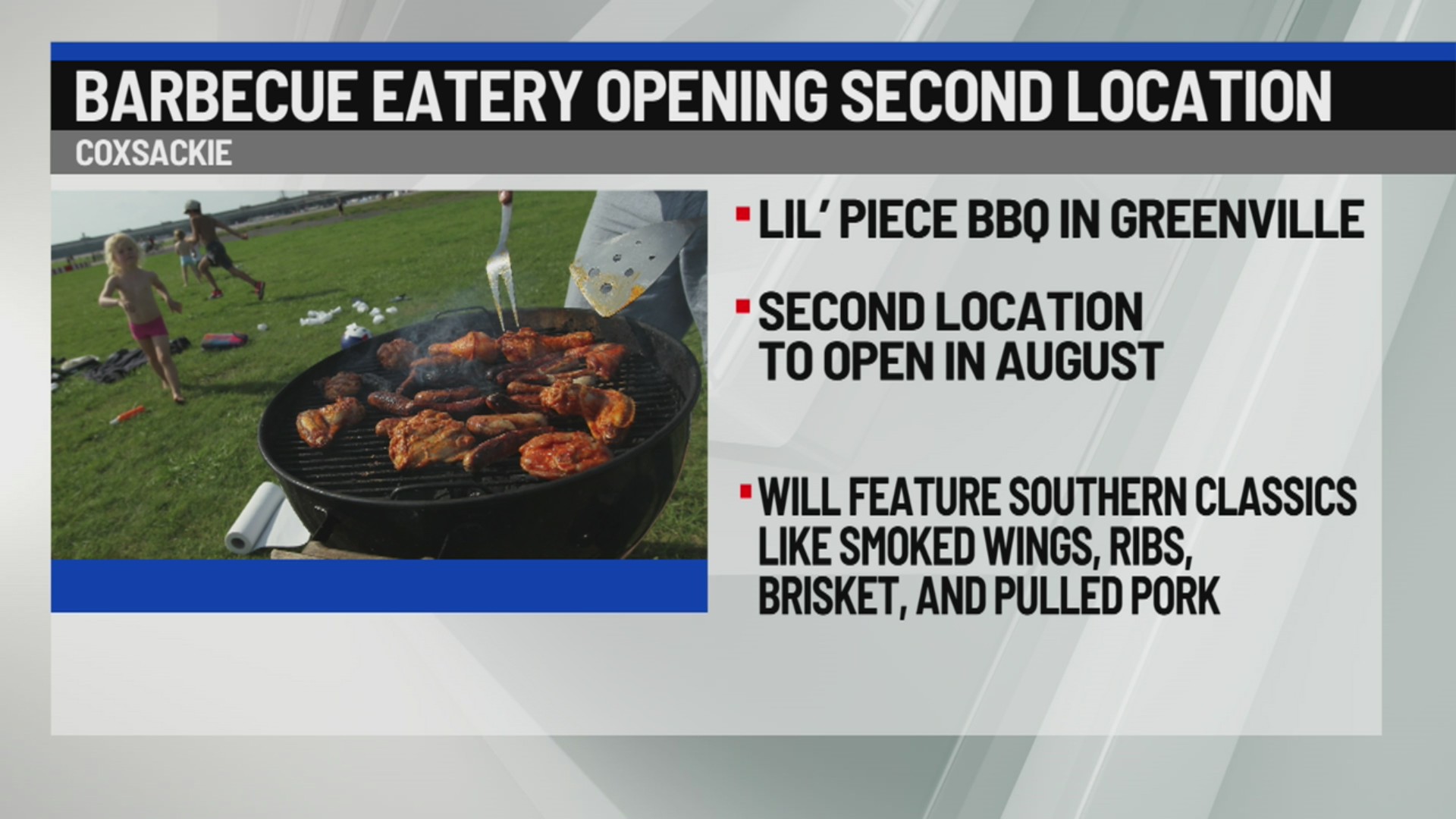 Barbecue eatery opening second location in Coxsackie