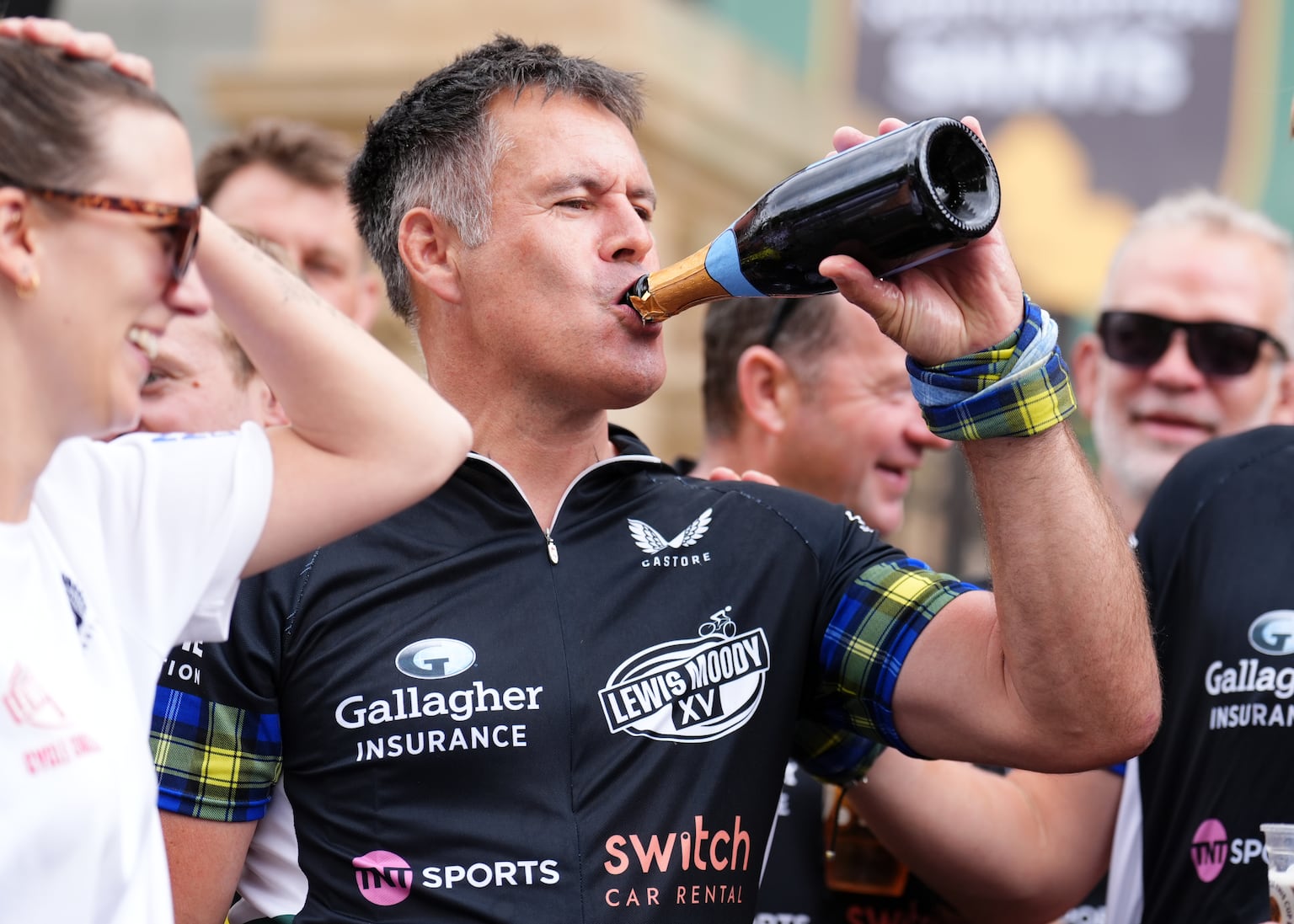 It was a joy to reunite with teammates on MND charity cycle – Lewis Moody