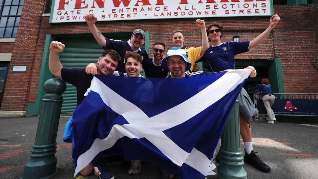 Boston bars run dry as Tartan Army floods city