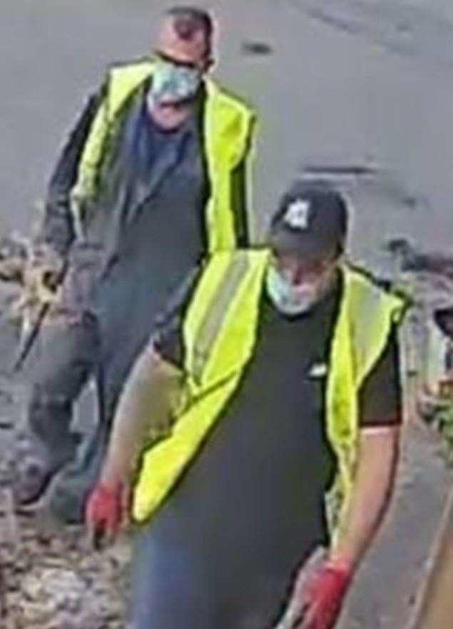 Images released after thieves cut CCTV and stole power cable copper in ...