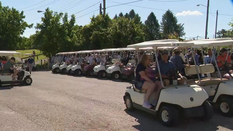 Charity golf tournament for Rochester Ataxia Foundation at Victor Hills
