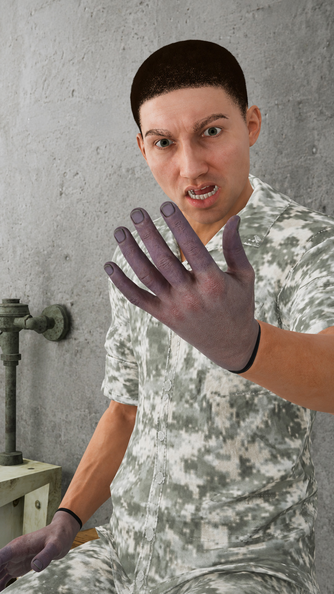 What happens when fingers lose blood flow