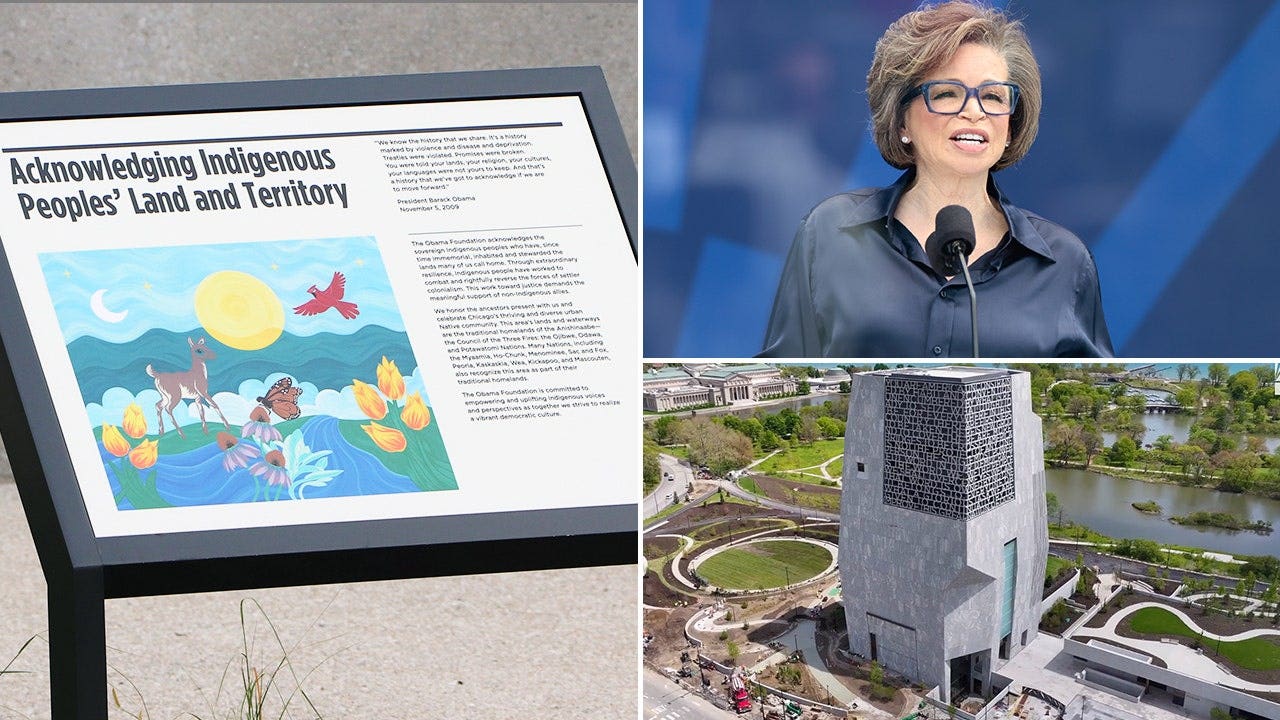 Obama Center embeds 'Indigenous' land message on controversial site