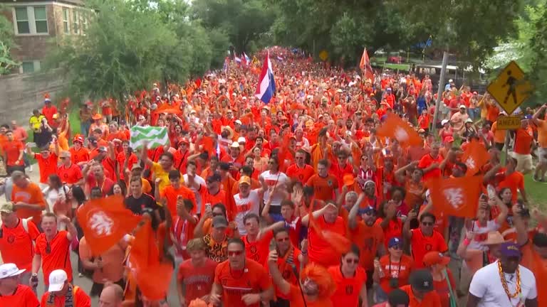Dutch fans 'nervous' and 'excited' ahead of clash with Sweden
