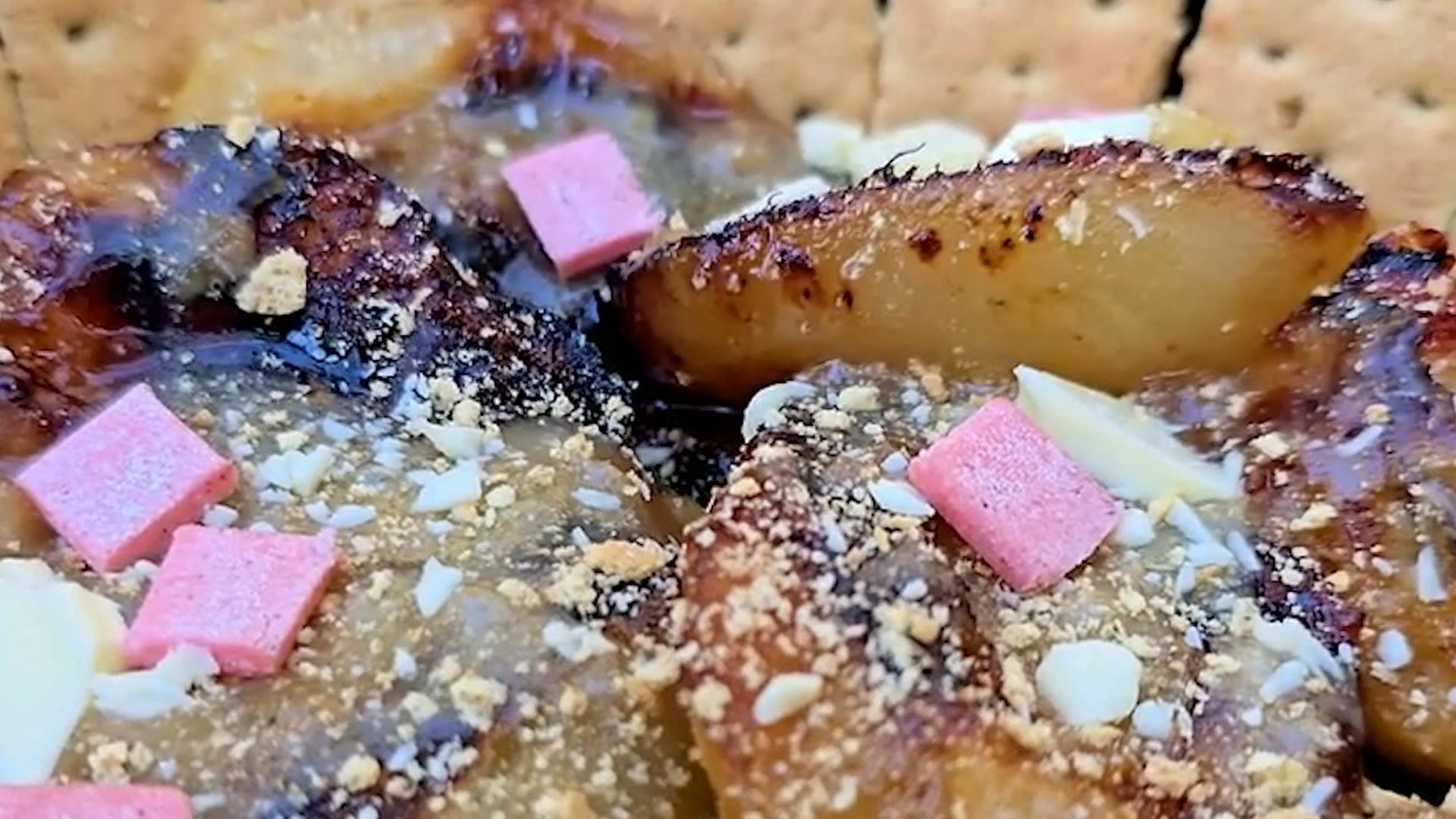 Campfire dessert in North Carolina