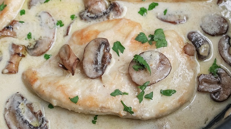 Champagne chicken recipe