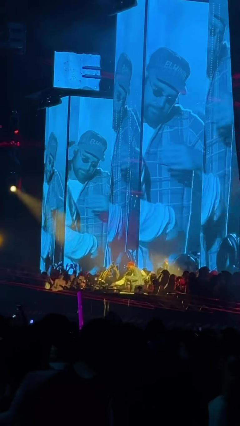 Travis Kelce spotted at LA concert with friends as Taylor Swift wedding ...