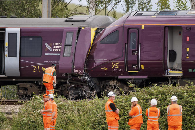 Driver dies in England train crash, 9 still critical