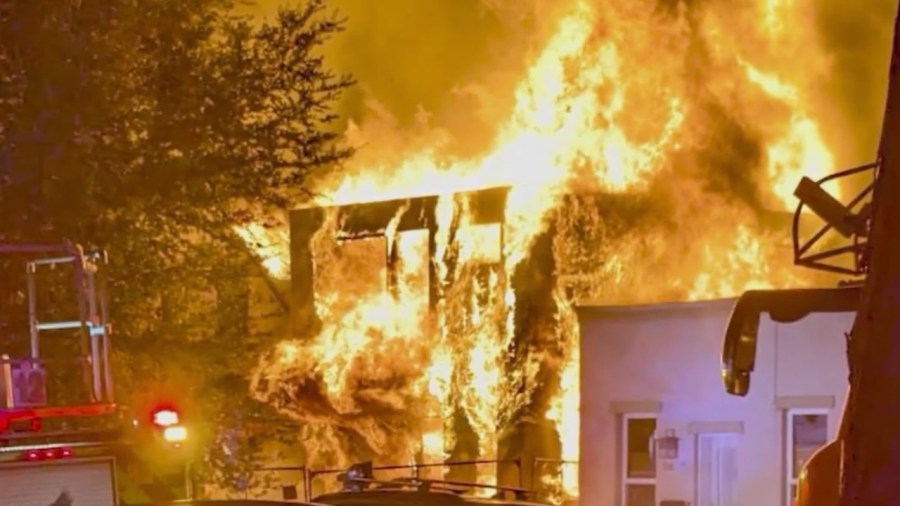 Fire destroys home under construction in northwest Denver