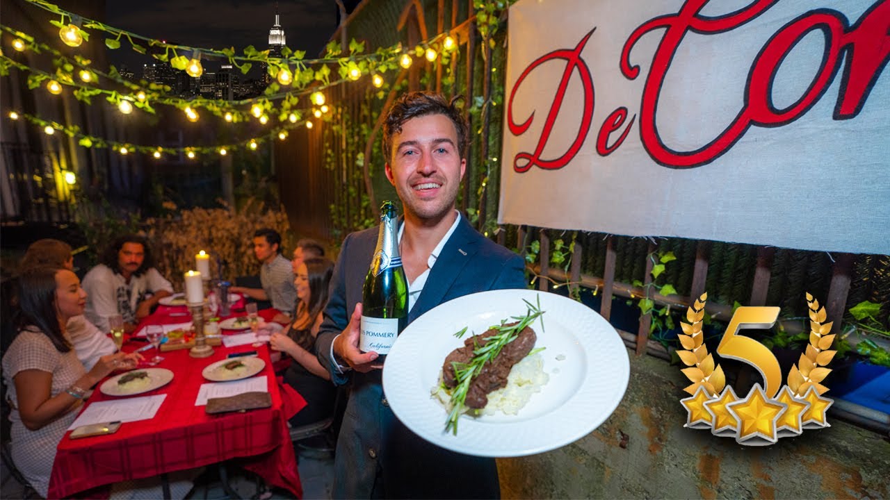 I turned my apartment into a 5-star restaurant