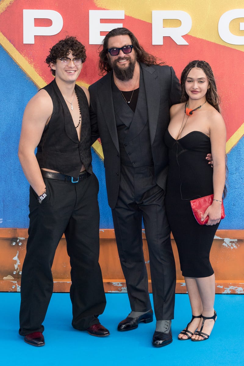 Jason Momoa and Adria Arjona make rare appearance at 'Supergirl' event