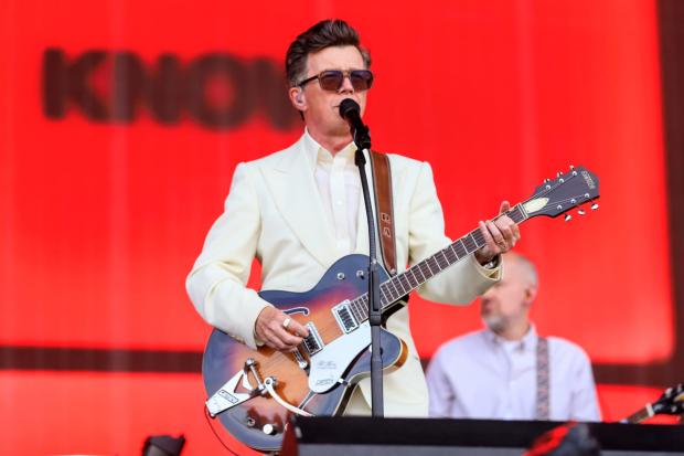 Rick Astley's Never Gonna Give You Up at Isle of Wight Festival