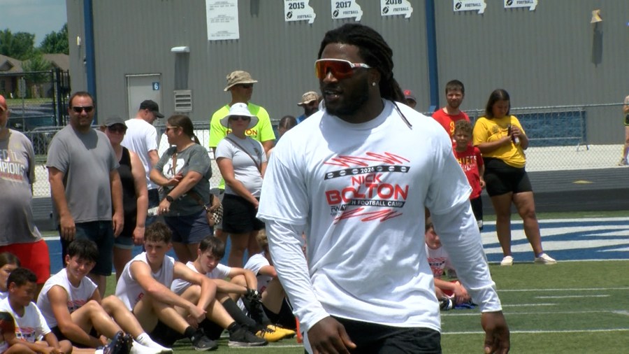 Chiefs LB Nick Bolton hosts football camp in Carthage
