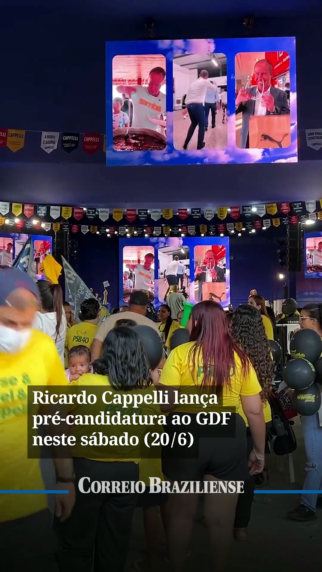 Ricardo Cappelli lança pré-candidatura ao GDF neste sábado (20/6)