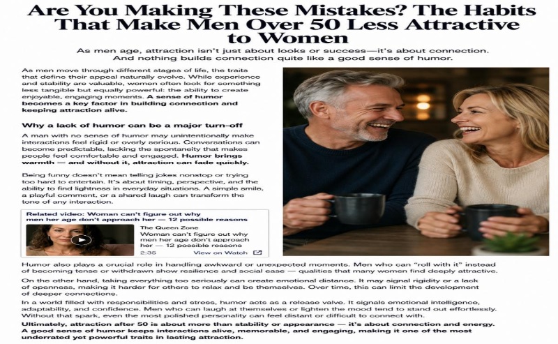 Are you making these mistakes after 50? Why humor makes men more ...