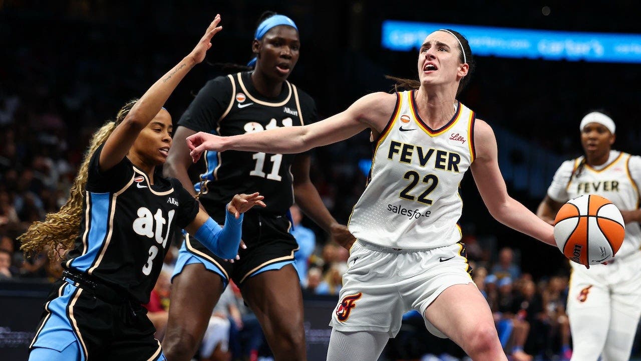 Caitlin Clark appears emotional after Fever's collapse to Angel Reese's ...