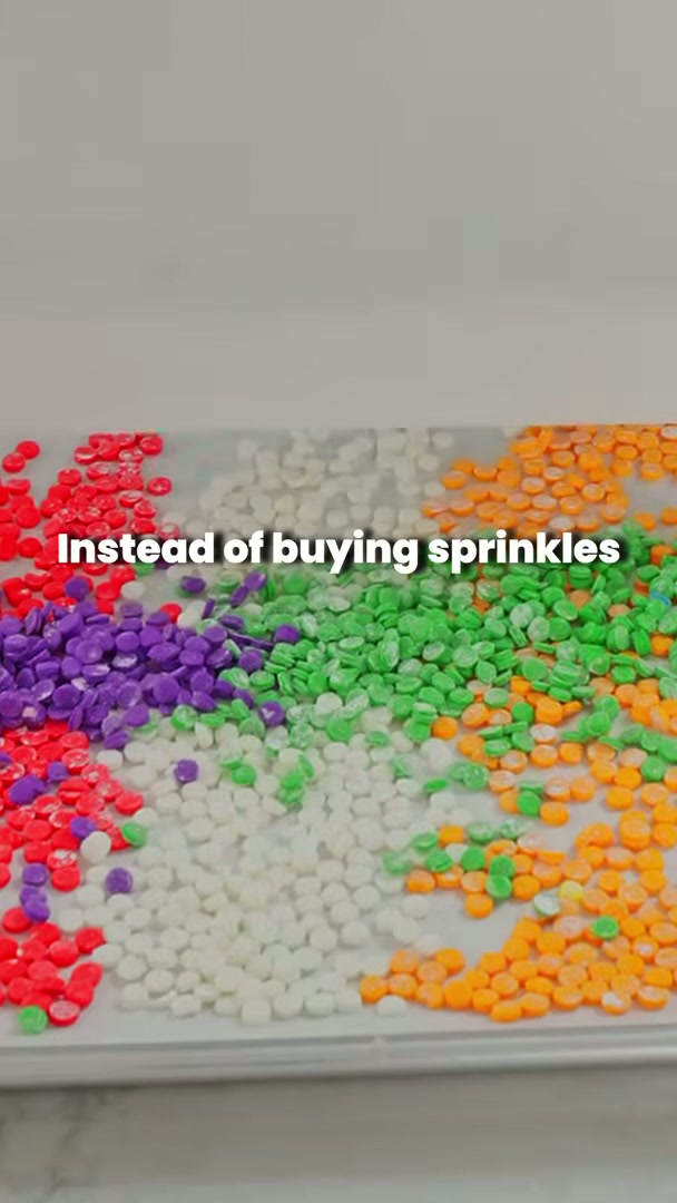 Make any color sprinkles you want