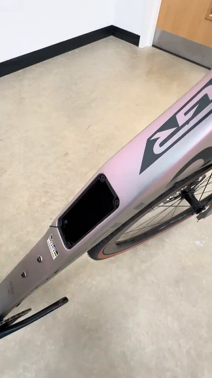 Pinarello Dogma's hidden frame storage