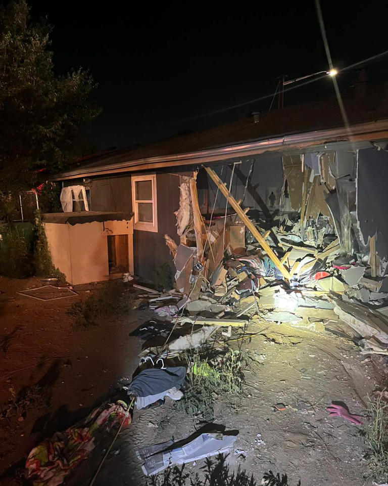 Police: Driver hits 3 cars, plows into home in Colorado city