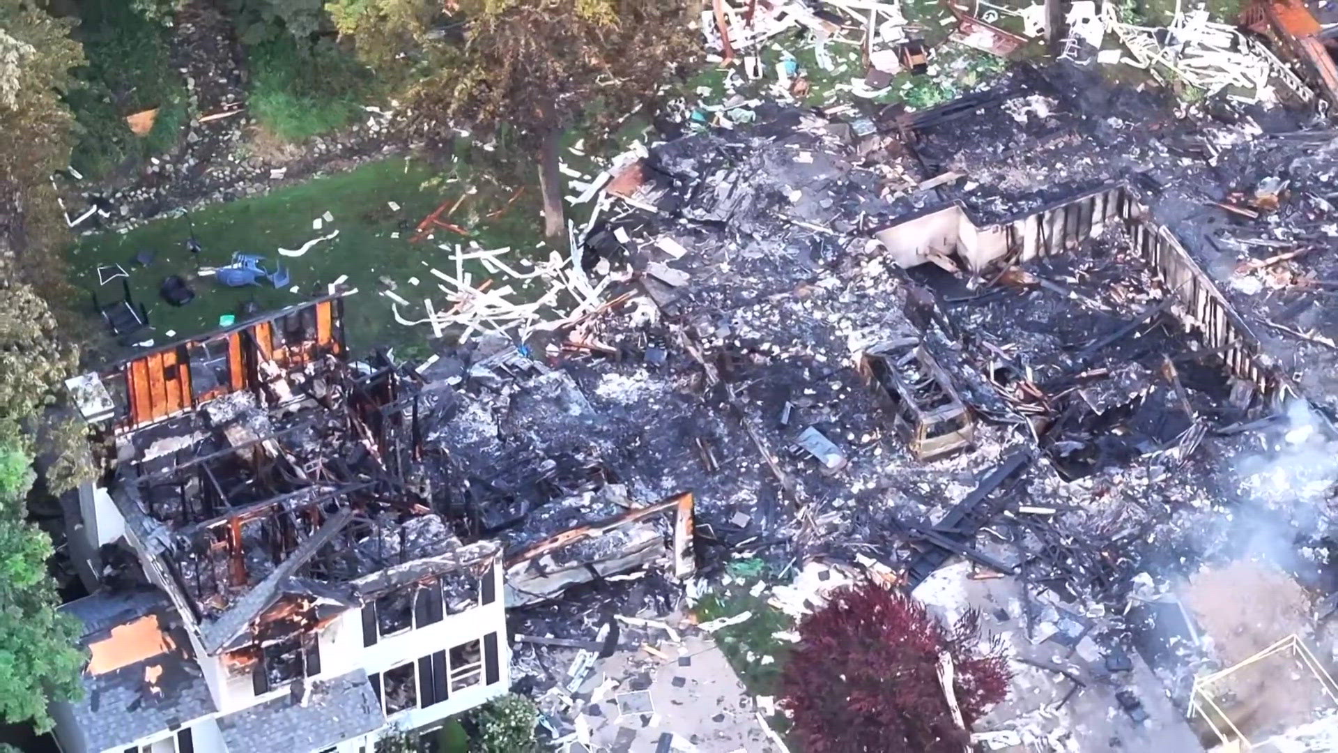 New drone video shows aftermath of explosion in Twinsburg Township ...