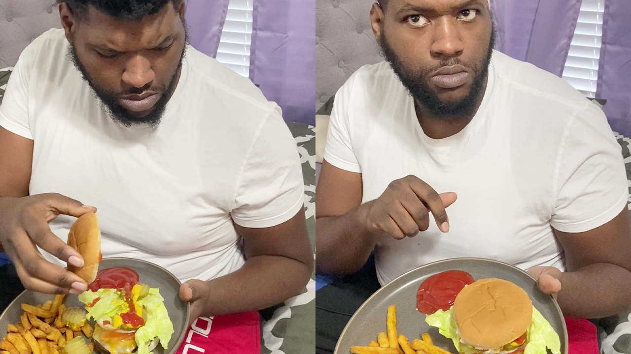 'Doubter guy refuses to eat the food cooked by his girlfriend while she ...