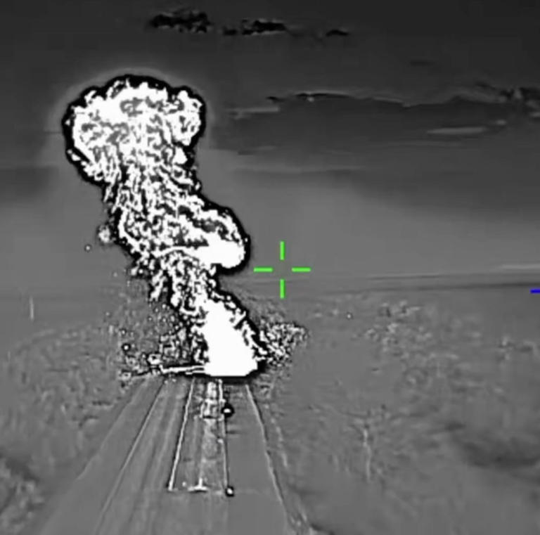 Russia reports one of the biggest Ukrainian drone attacks on its soil ...