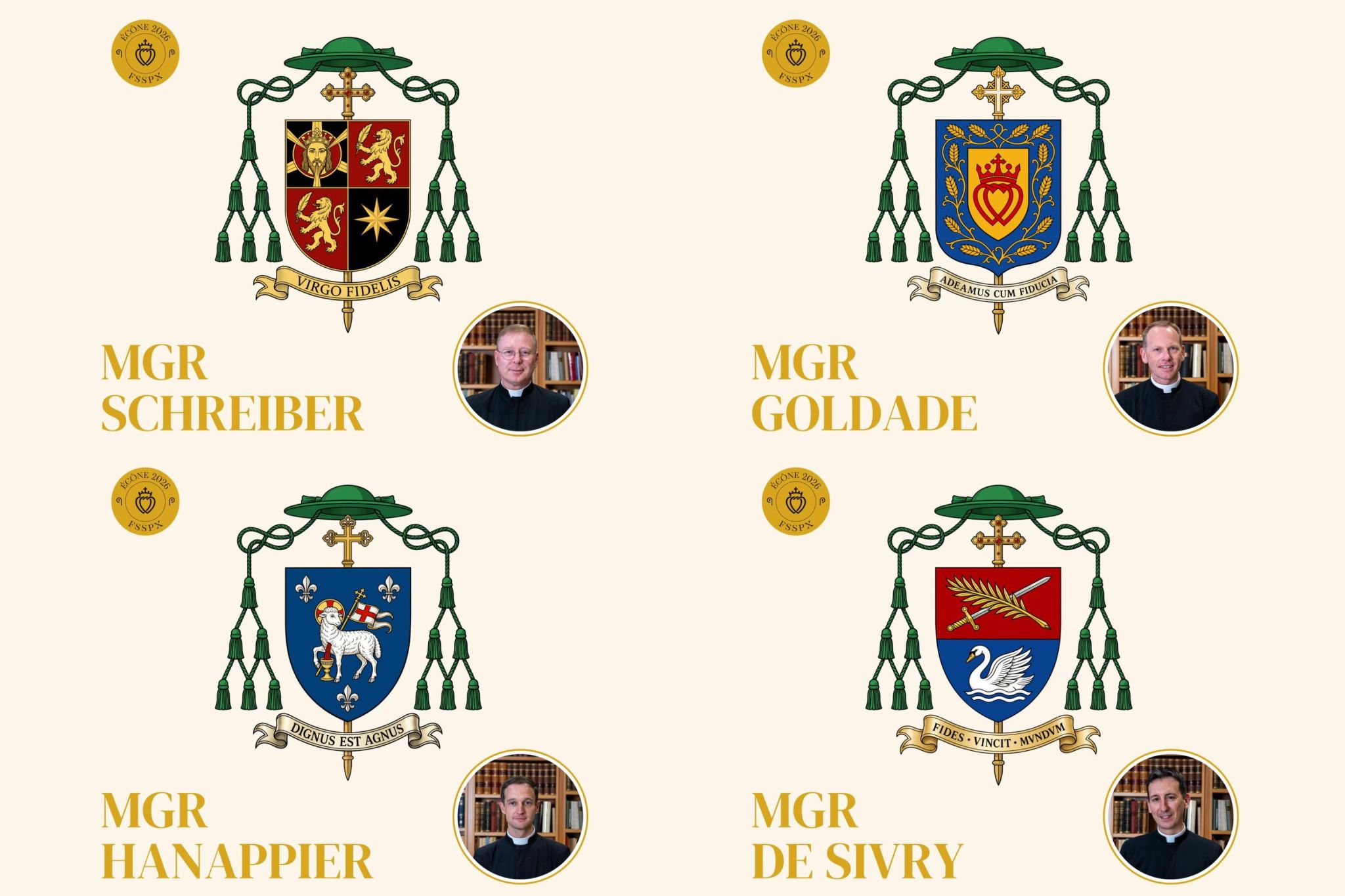 Catholic rebel group reveals coats of arms for new bishops despite warnings