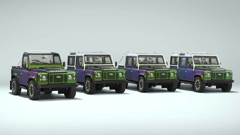 Land Rover sold these color-changing classic Defenders to a single buyer