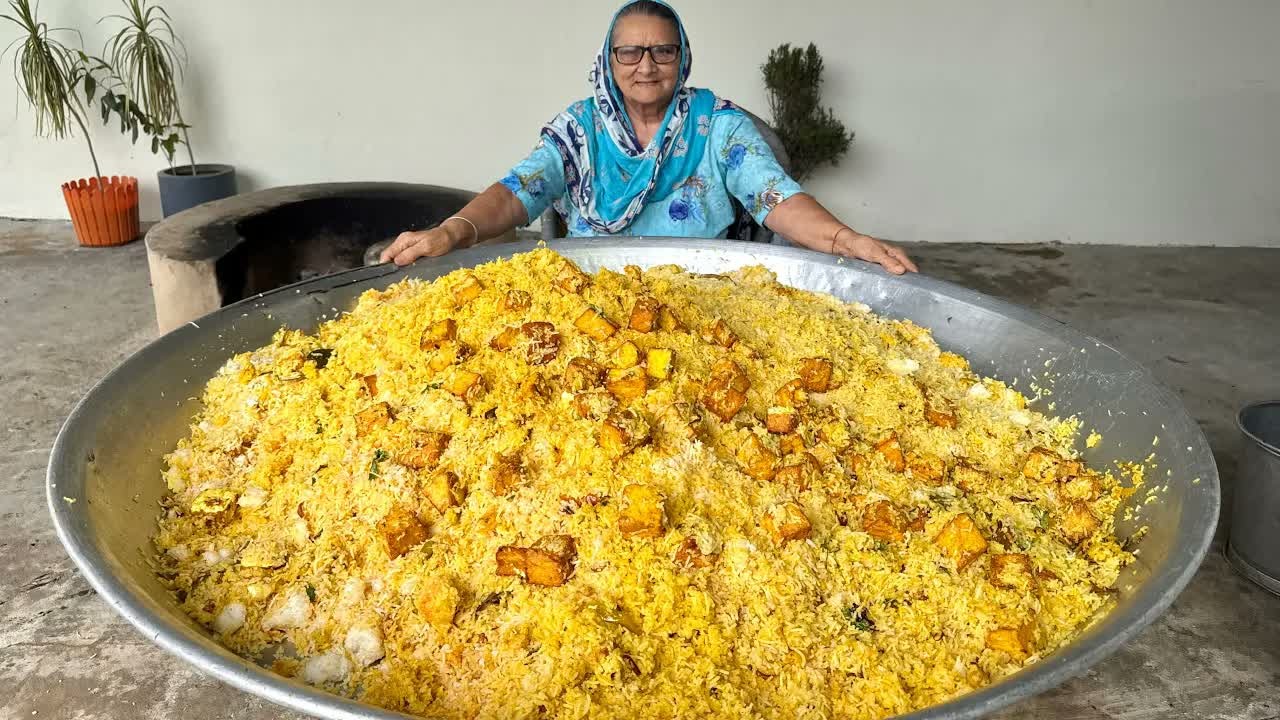 Homemade veg dum biryani with granny's recipe