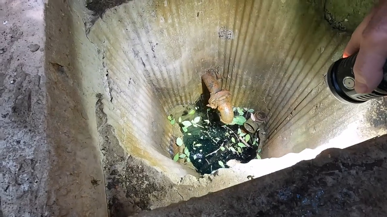 They dropped cameras into the clear water - "Some type of room down ...