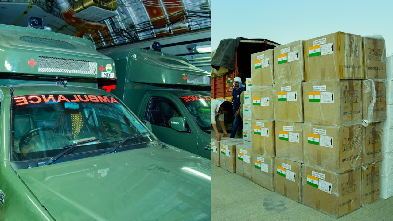 Operation Amistad: India dispatches field hospital, 35 tonnes of aid to ...
