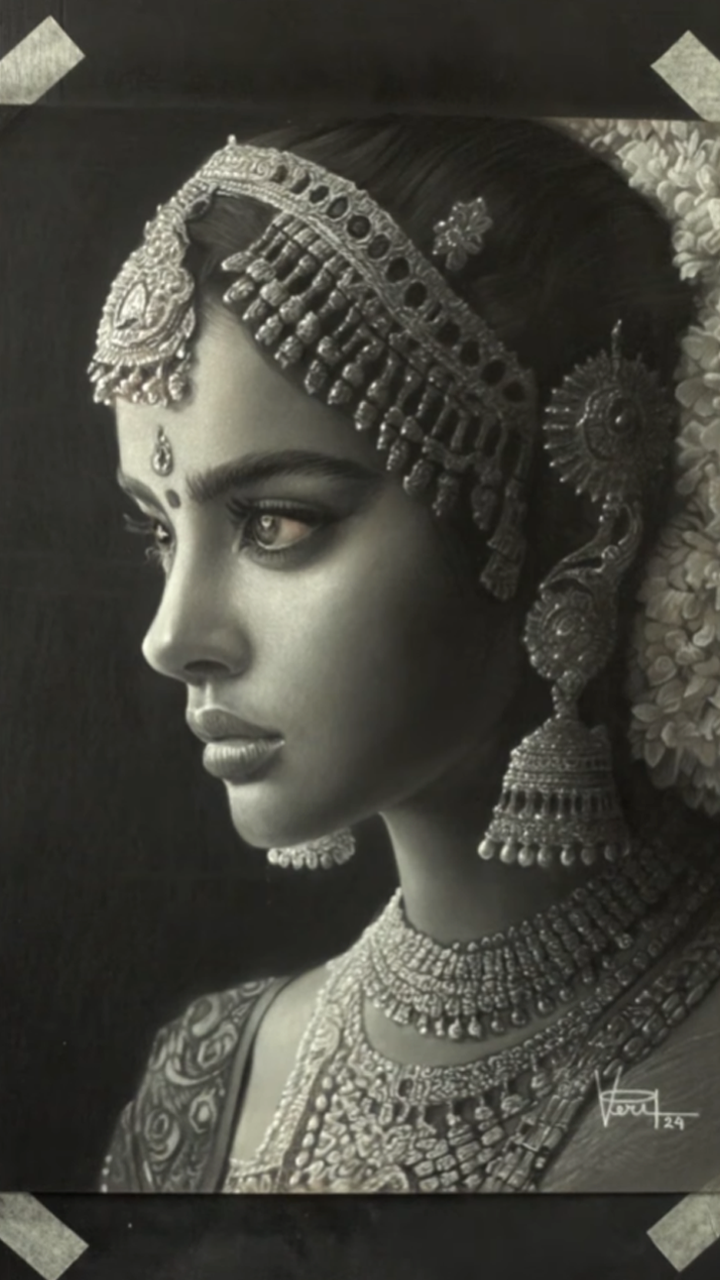Incredible queen portrait drawing | Hyper detailed realism artwork