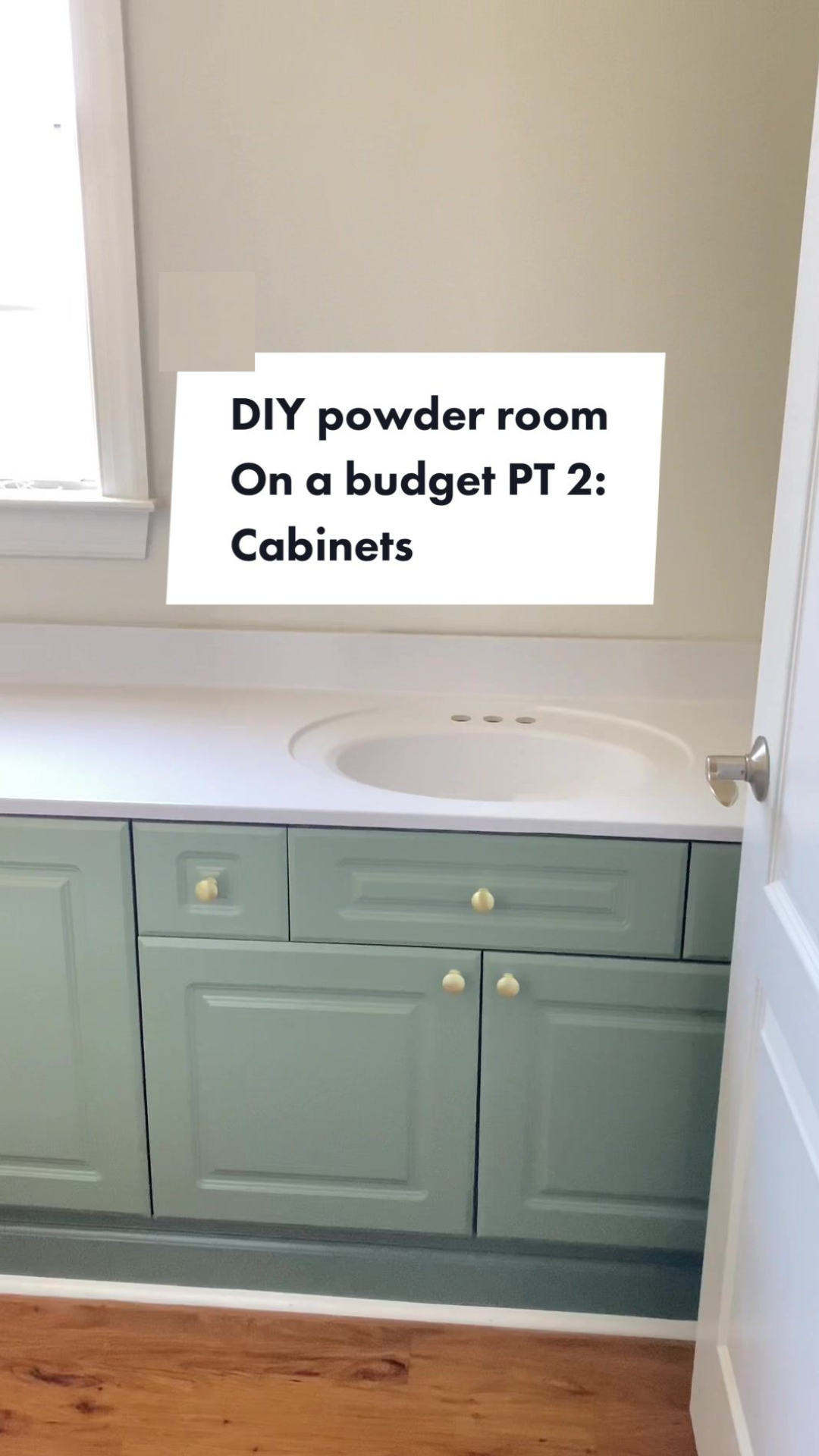 Simple bathroom upgrade DIY cabinet painting for a fresh new look