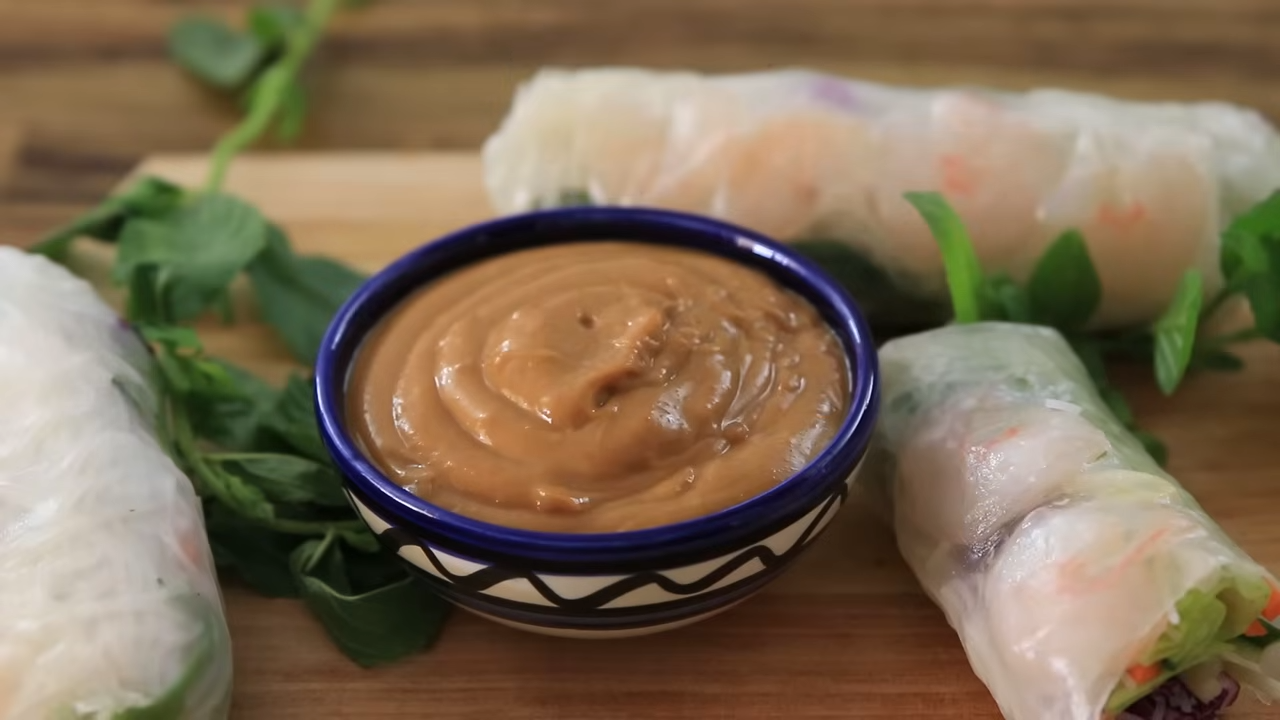 Fresh spring rolls so pretty you almost don’t want to eat them