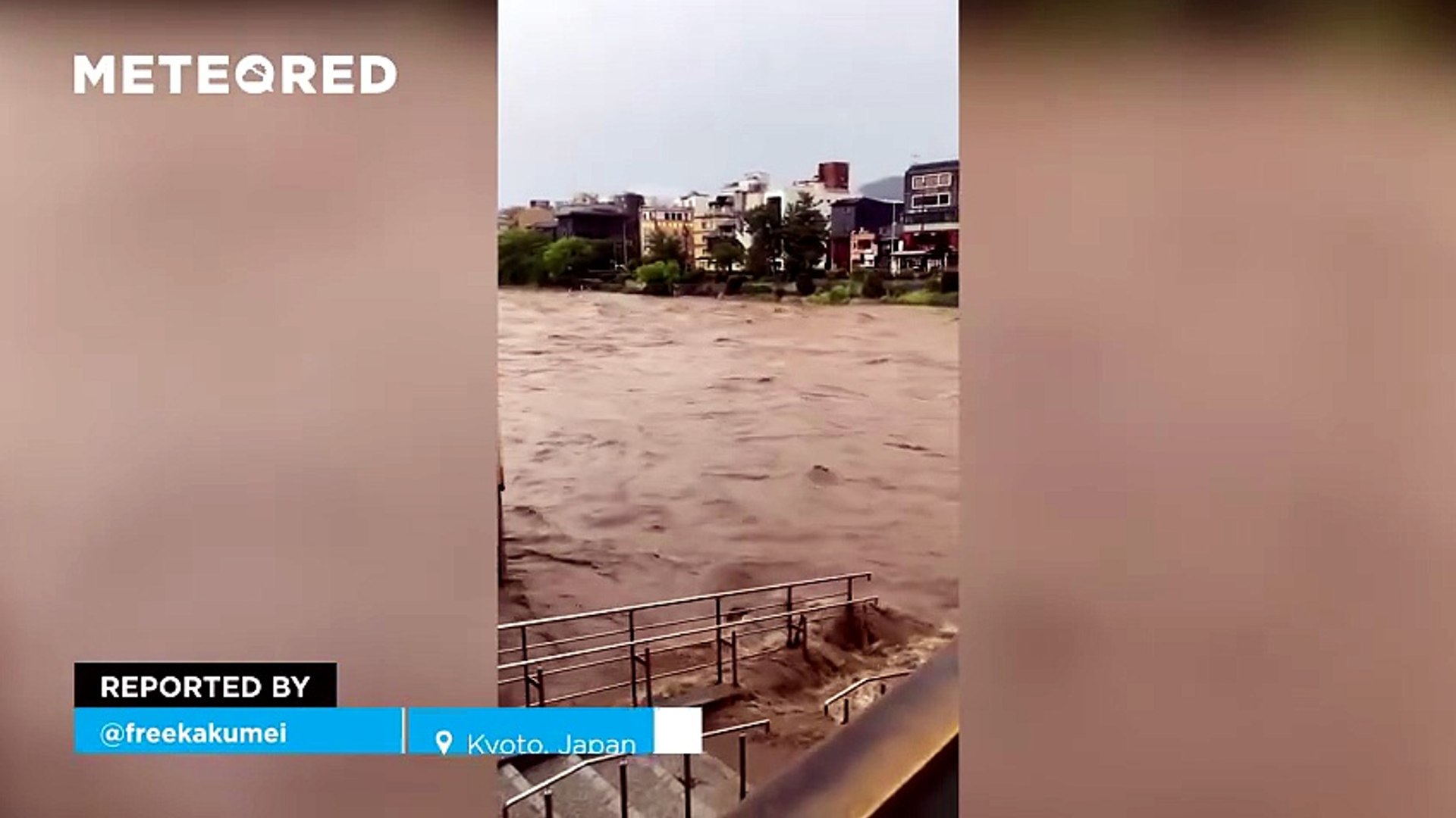 Catastrophic flooding in Kyoto (Japan) due to the extraordinary rise of ...
