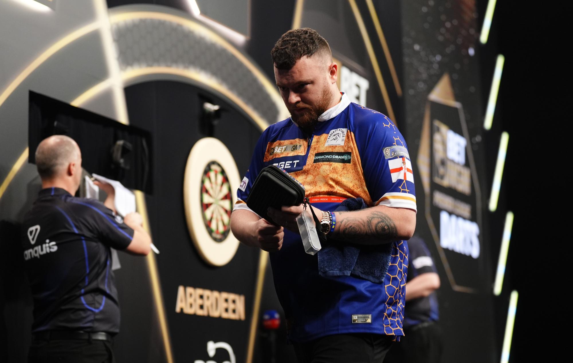 US Darts Masters: Josh Rock stunned by Jim Long on opening day in New York