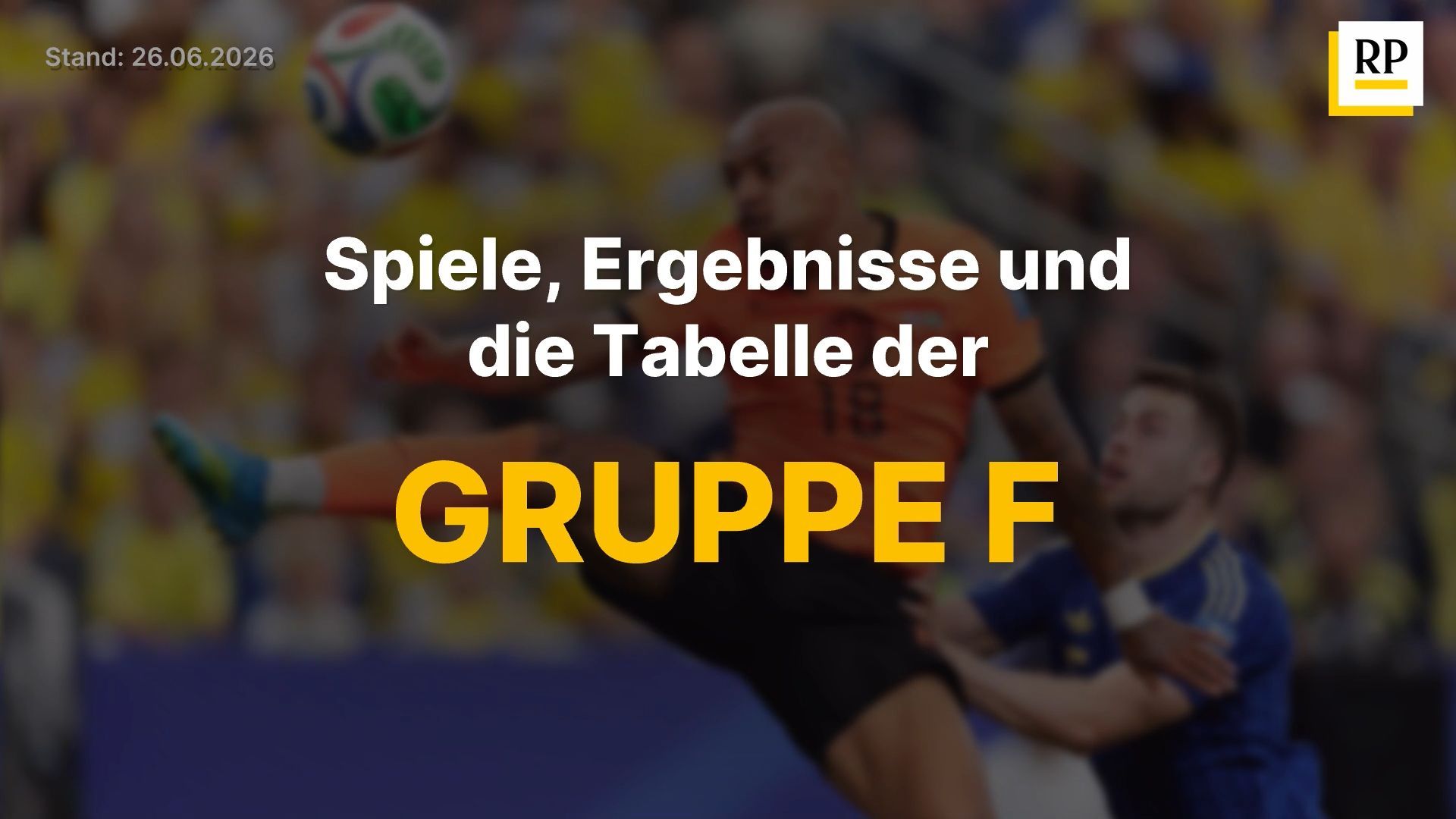 Gruppe F mit Niederlande, Japan, Schweden, Tunesien: Alle Spiele ...