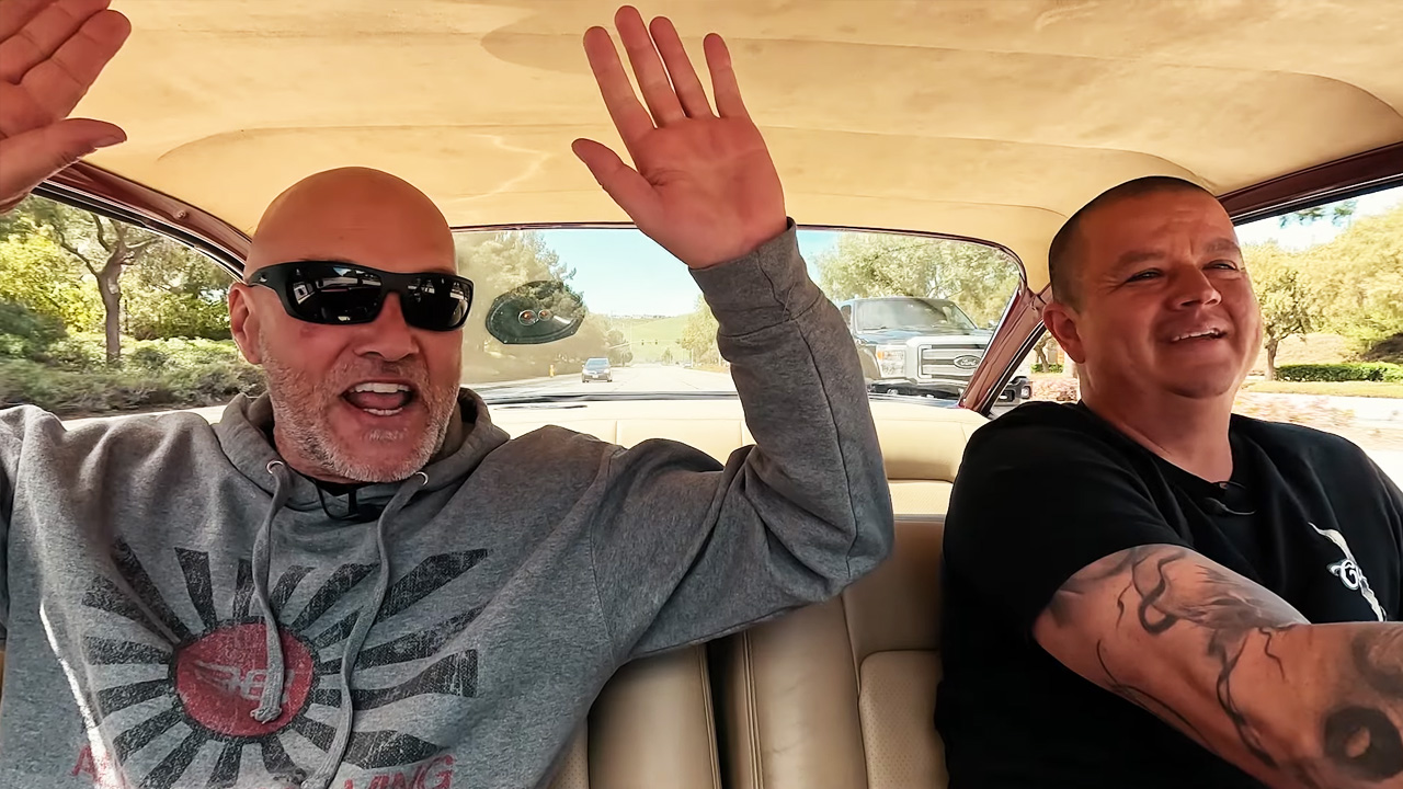 700hp '62 Chevy Bel Air bubble top restomod ride along