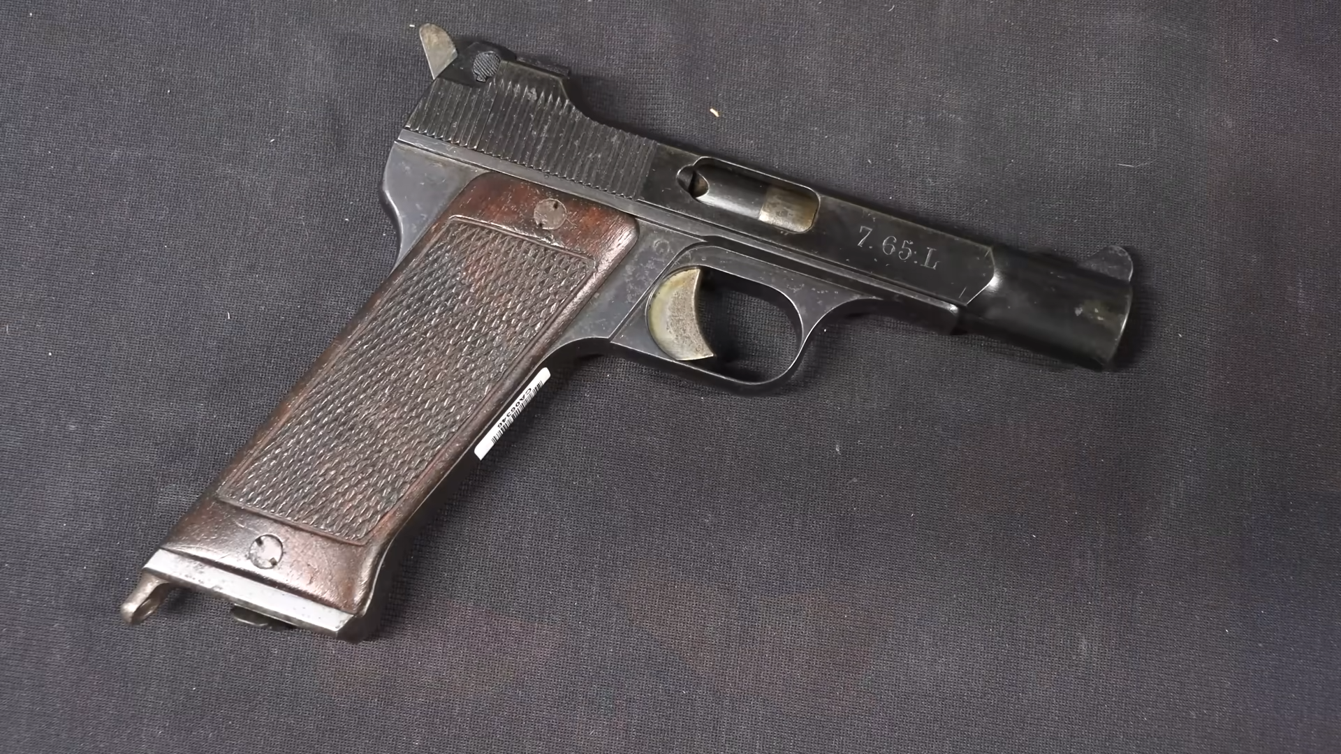 This pistol was answer to a military problem that lasted 15 years