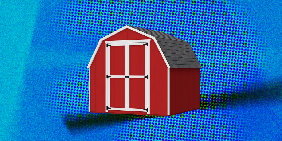 Walmart's classic red shed is the farmhouse-inspired backyard upgrade ...
