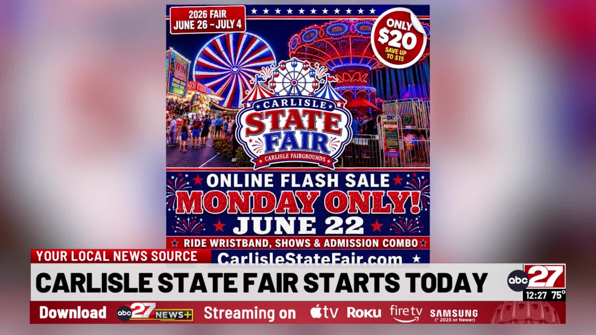 Carlisle State Fair starts today