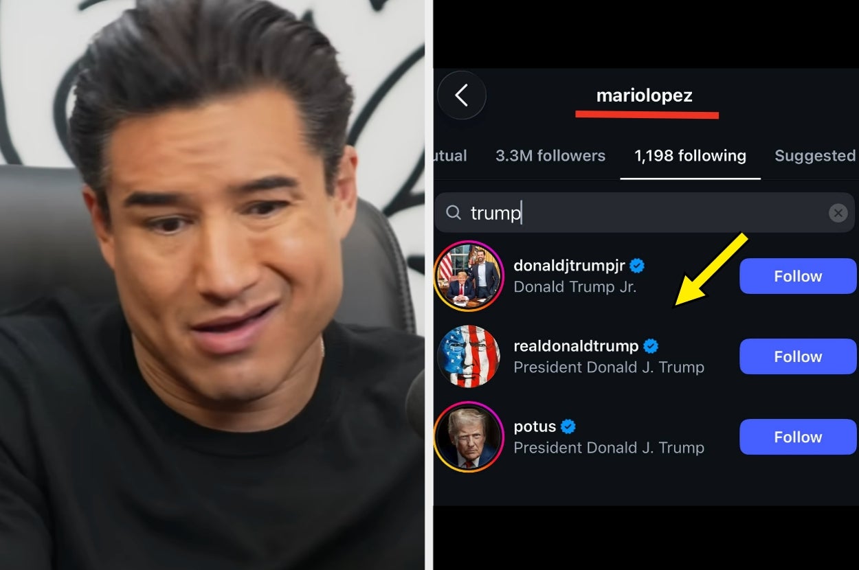 A page posted "receipts" that Mario Lopez is MAGA — and now, Mario has ...