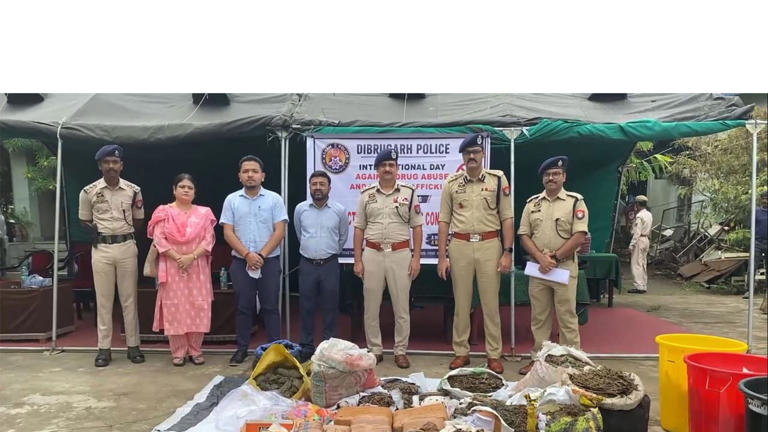 INTL Day Against Drug Abuse: Police destroy narcotics worth crores