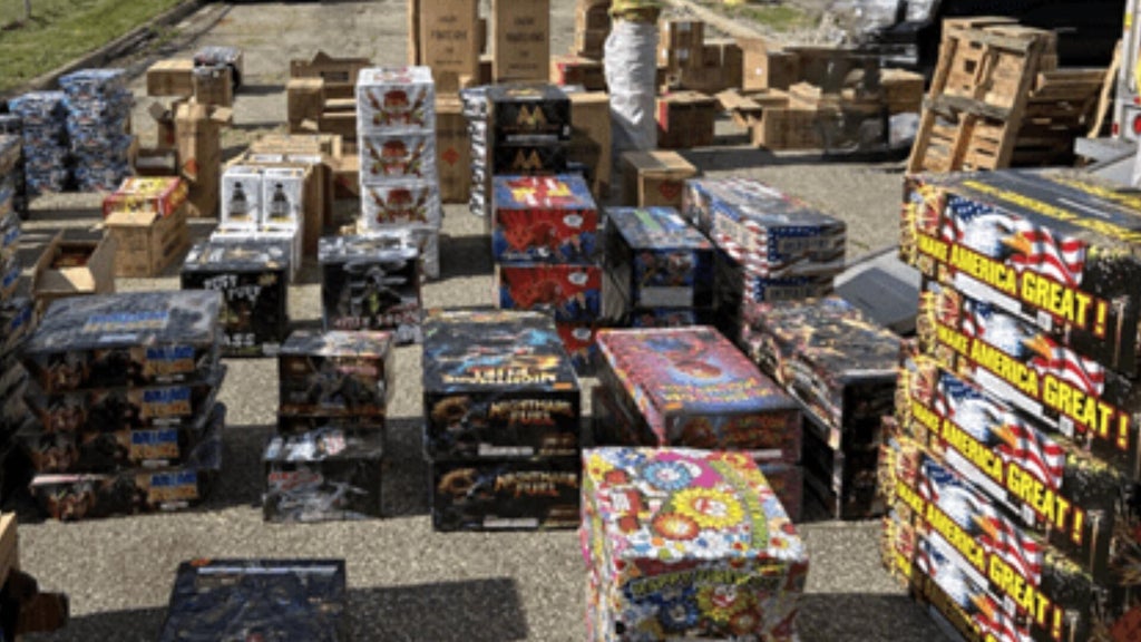 Michigan officials seize more than 17,000 pounds of illegal fireworks ...