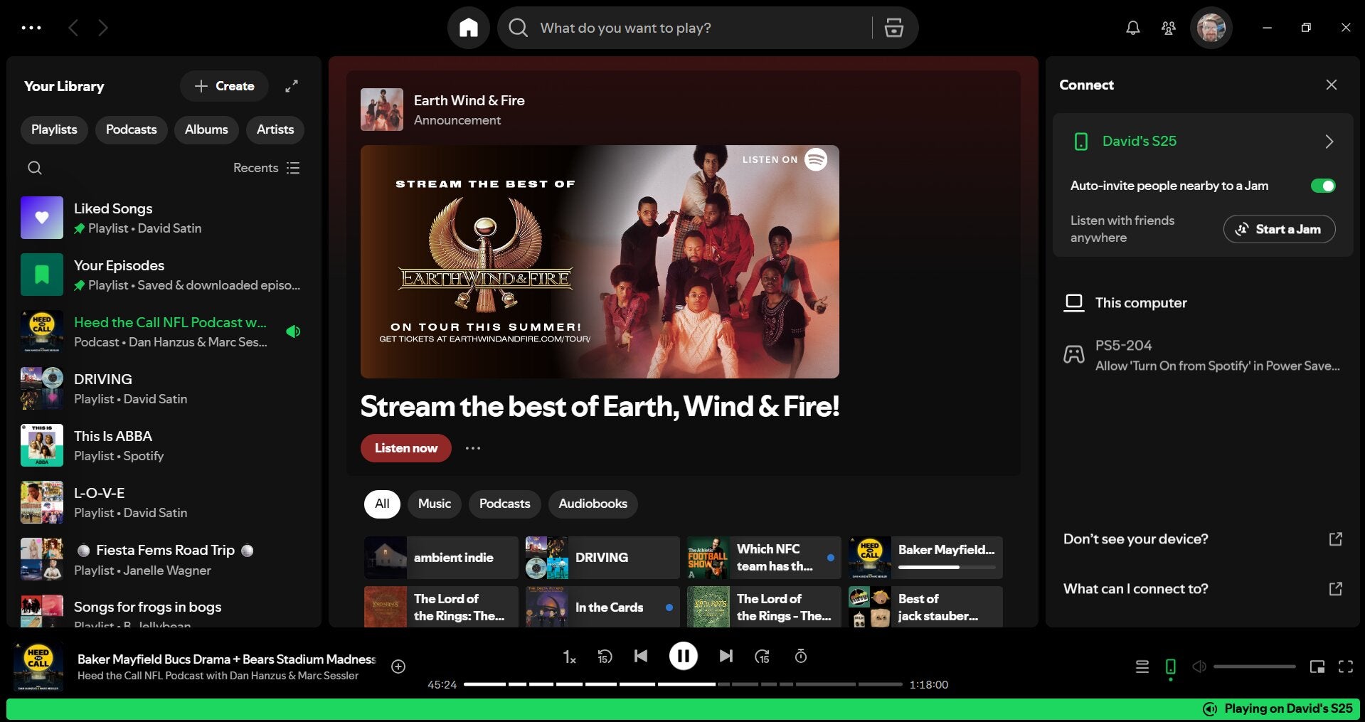 How to cast Spotify to a TV or streaming player