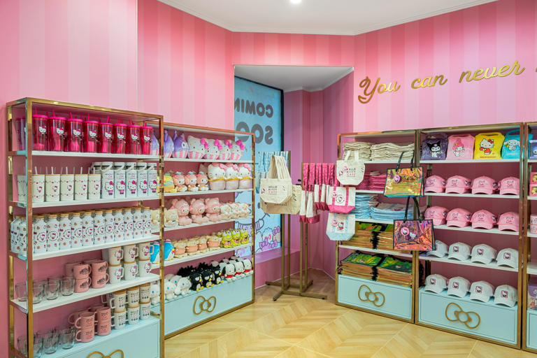 First look: Inside the adorable new two-floor Hello Kitty Cafe in Chicago