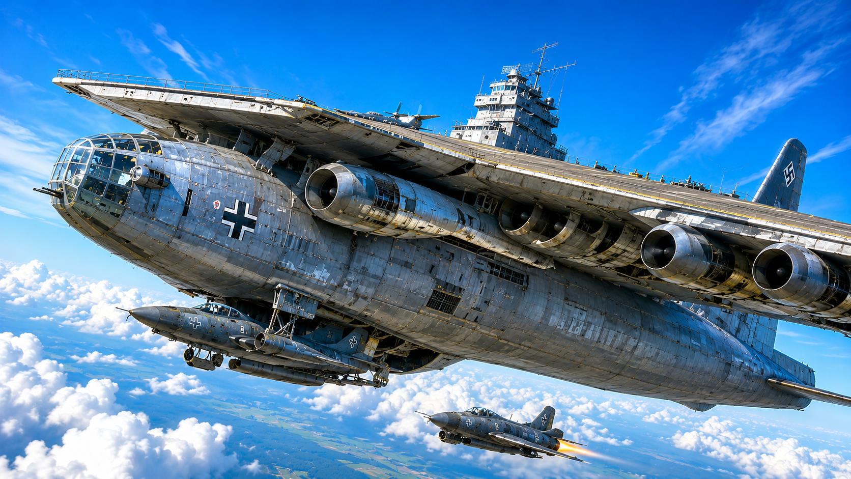 The insane Nazi flying aircraft carrier that could have launched jet ...