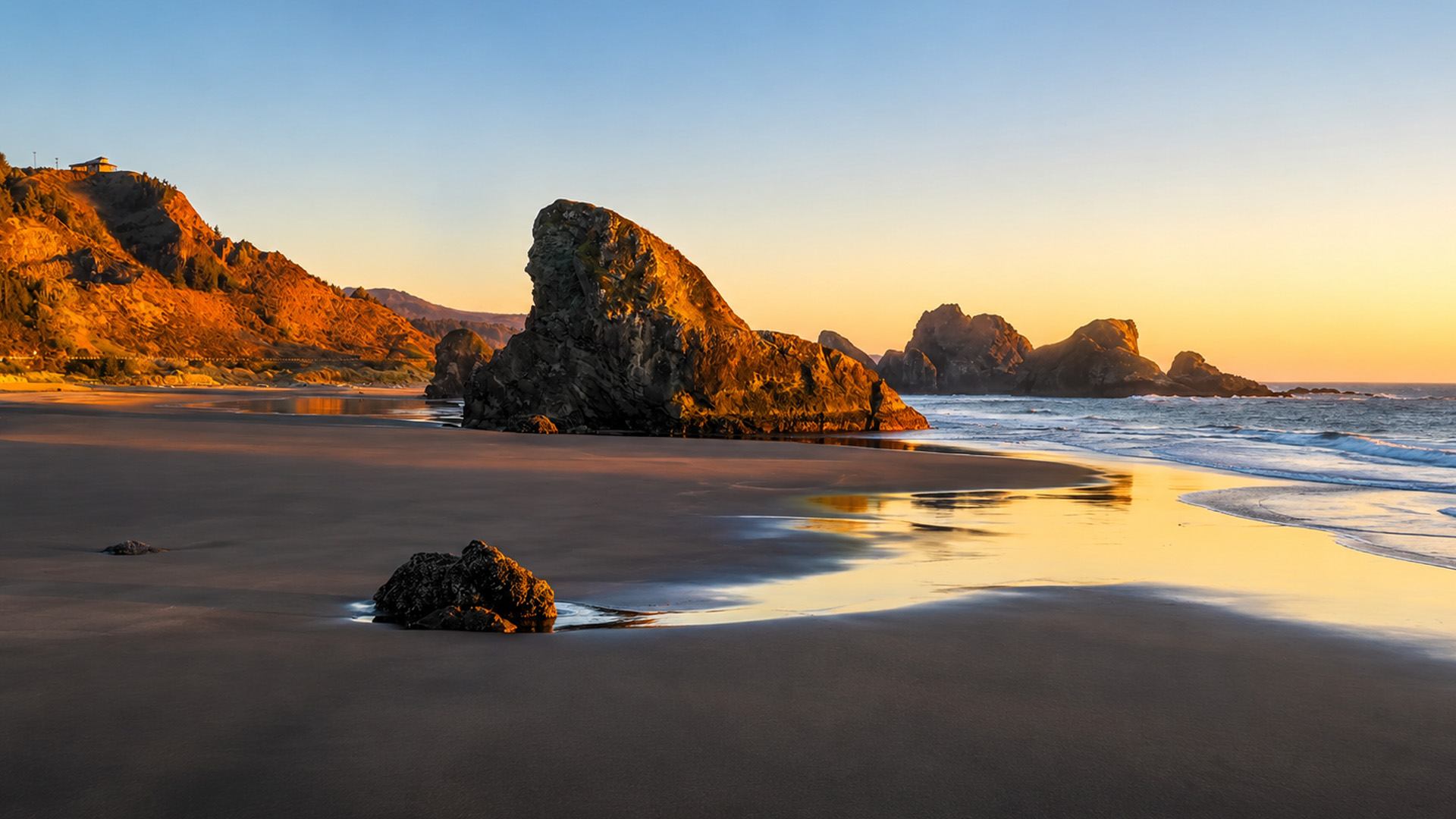 The last remains of an ancient coastline