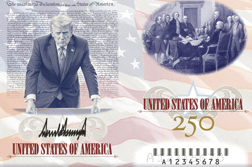 Trump unveils USA's new passport with his own face and a sinister warning