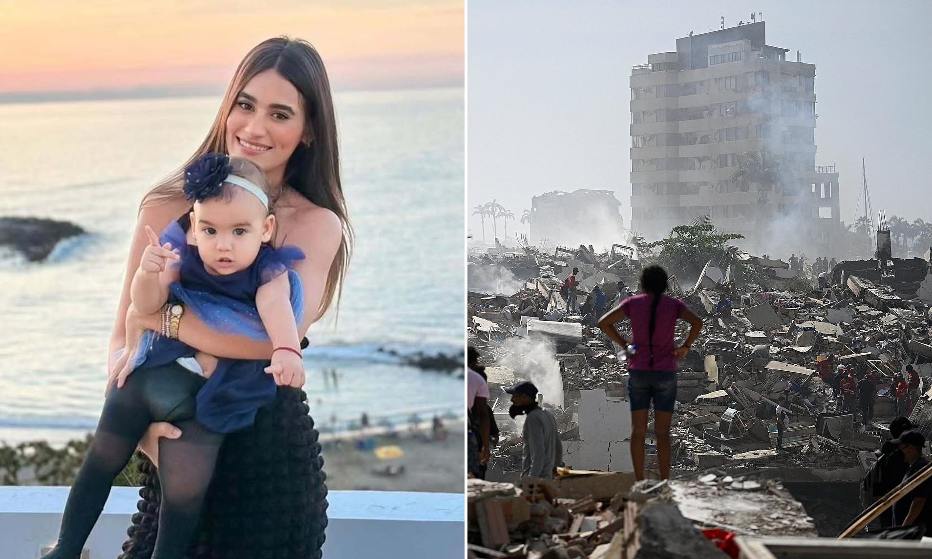 Footballer's wife died saving toddler daughter's life as Venezuela ...
